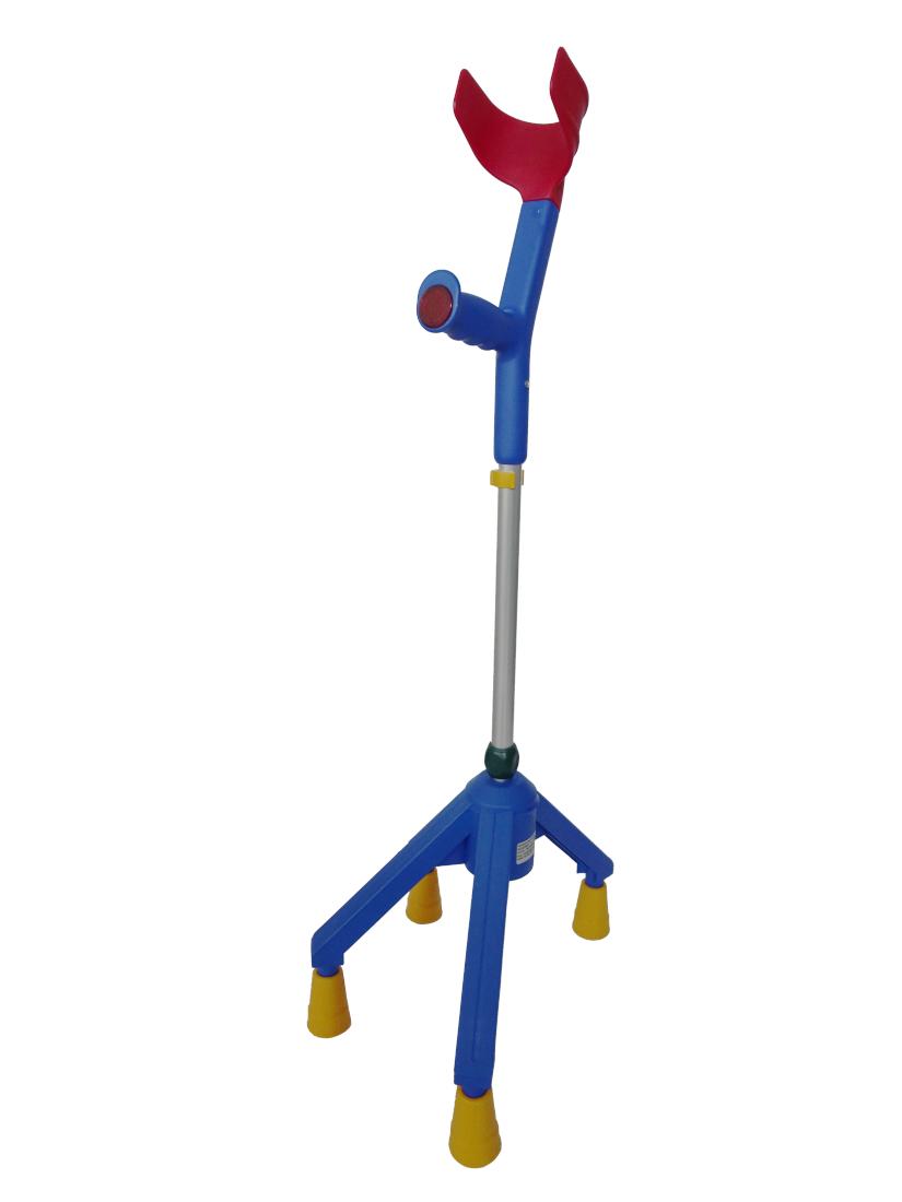 Vierfußgehhilfe Quadro mit Unterarmstütze Fun-Kids Rebotec | Bunt ...
