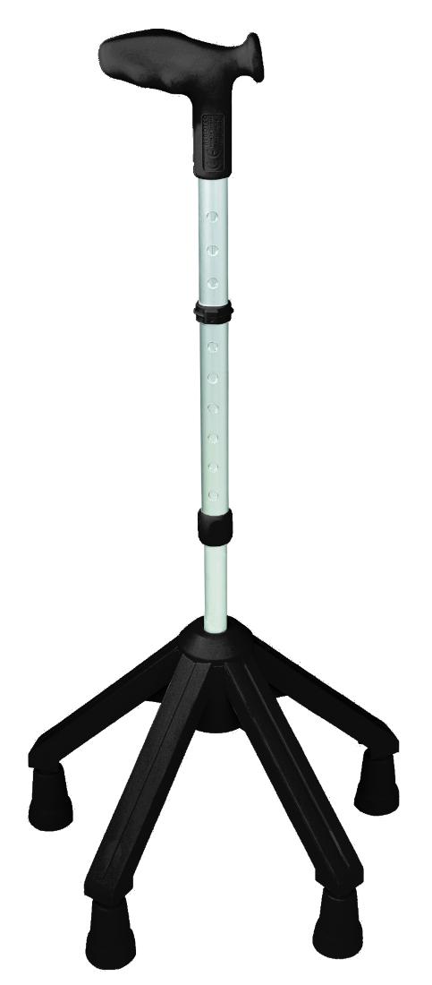 Rebotec Vierfußgehhilfe Quadro Anatomischer Griff | Schwarz | Rechts ...