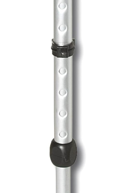 Rebotec Gehstock mit Fritzgriff "Simplex", höhenverstellbar | Silber ...